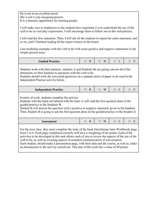 Lesson plan lesson -assessment | PDF
