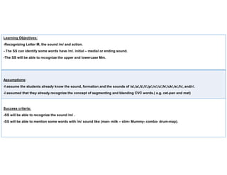lesson_plan_letter_mm__final_.pdf Presention about letter m degraphic | PDF