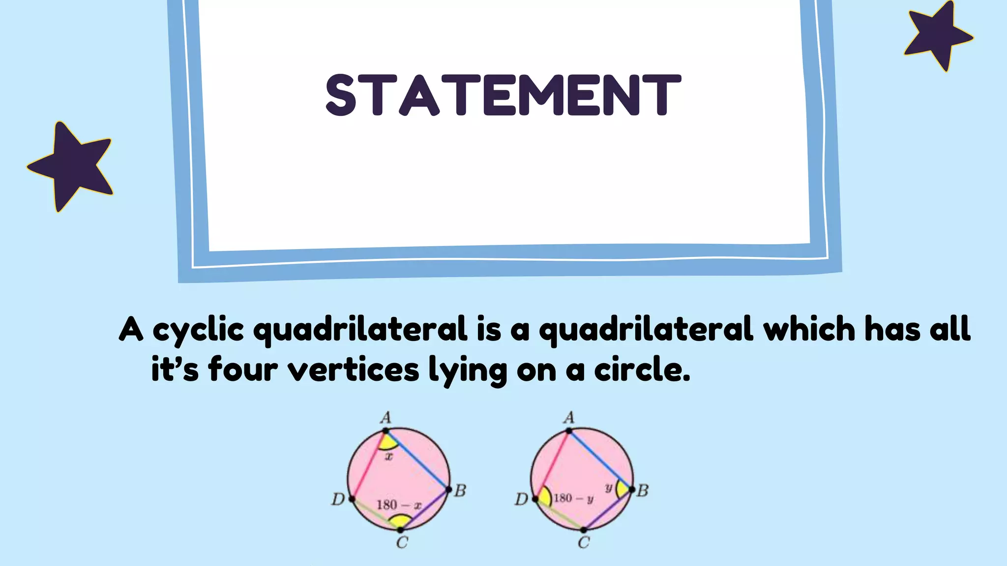 Cyclic quadrilaterals | PPTX