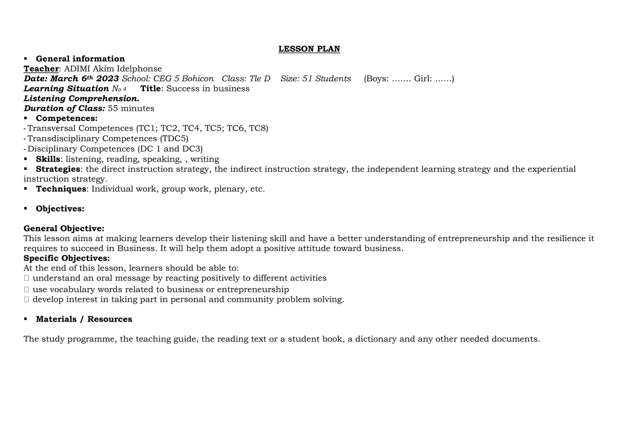 LESSON PLAN Listening CAPES Inspection 2023.docx