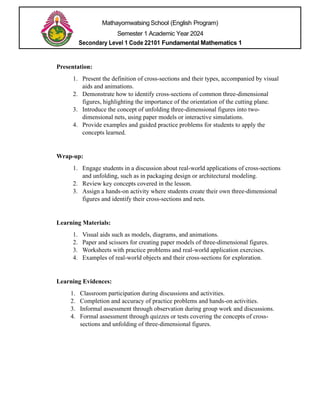Lesson Plan M1 2024 Lesson Plan M1 2024 Lesson Plan M1 2024 Lesson Plan ...