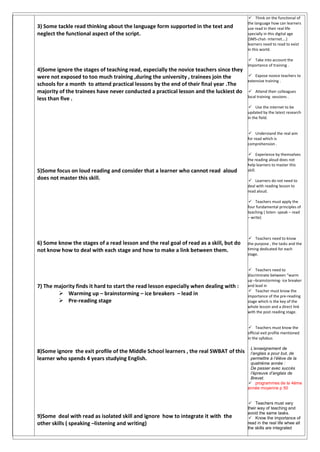 Lesson plan meeting and workshop & feed back february24th | PDF