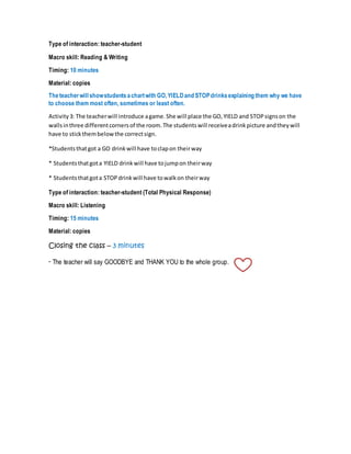 Lesson plan n 16 | DOCX