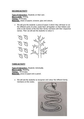 Lesson plan n°2 | DOCX | Homework and Study | Education