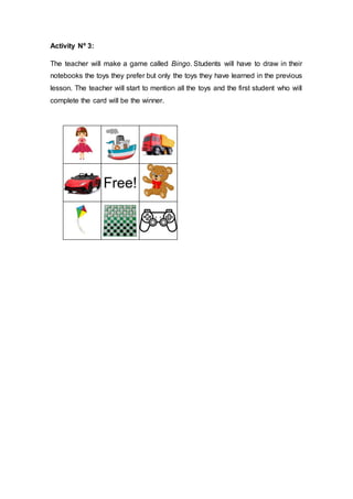 Lesson plan n°4 - Fourth grade | DOCX