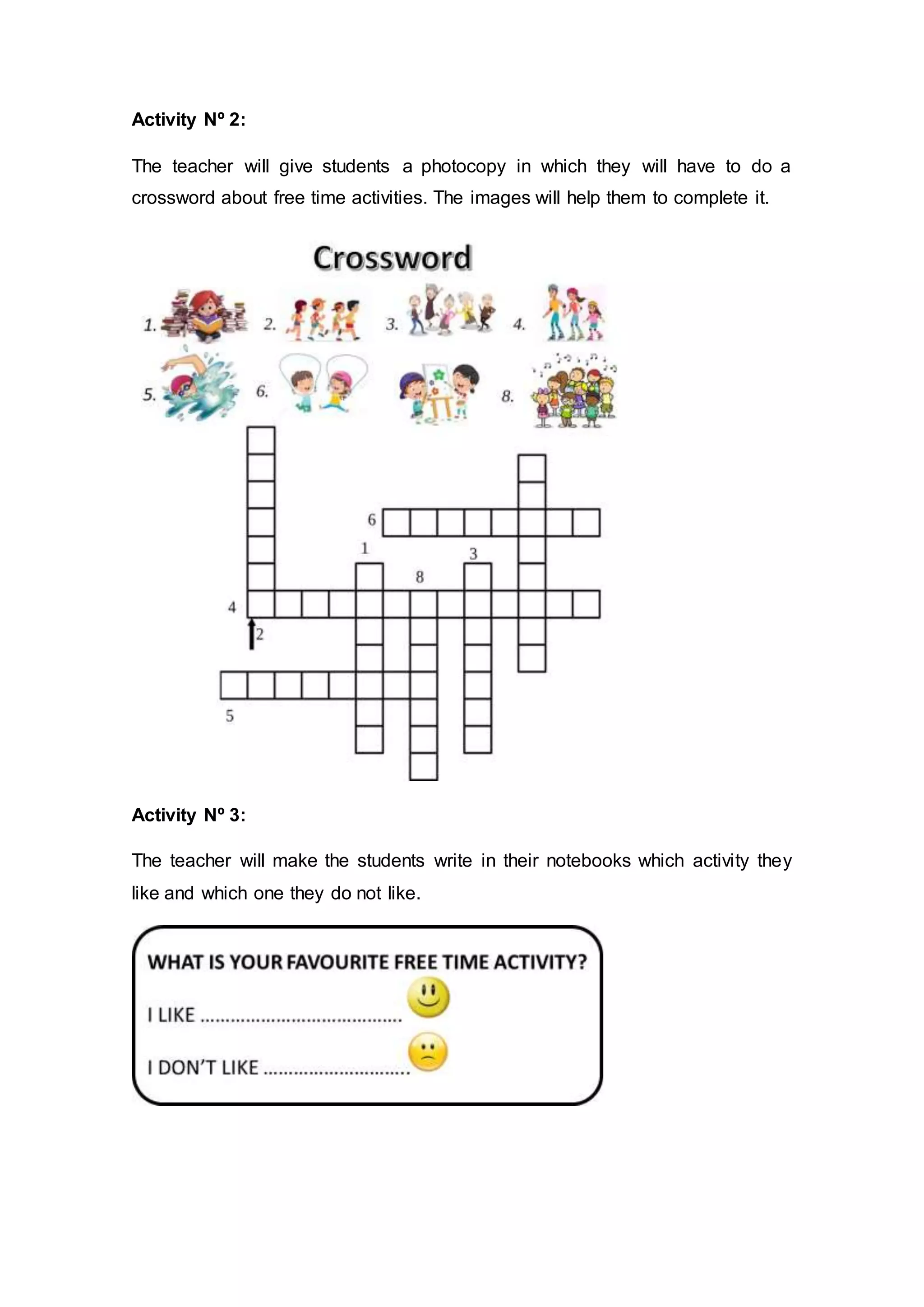 Lesson plan n° 7- Fifth grade | PDF