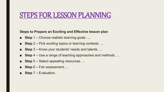 Lesson plan new | PPTX