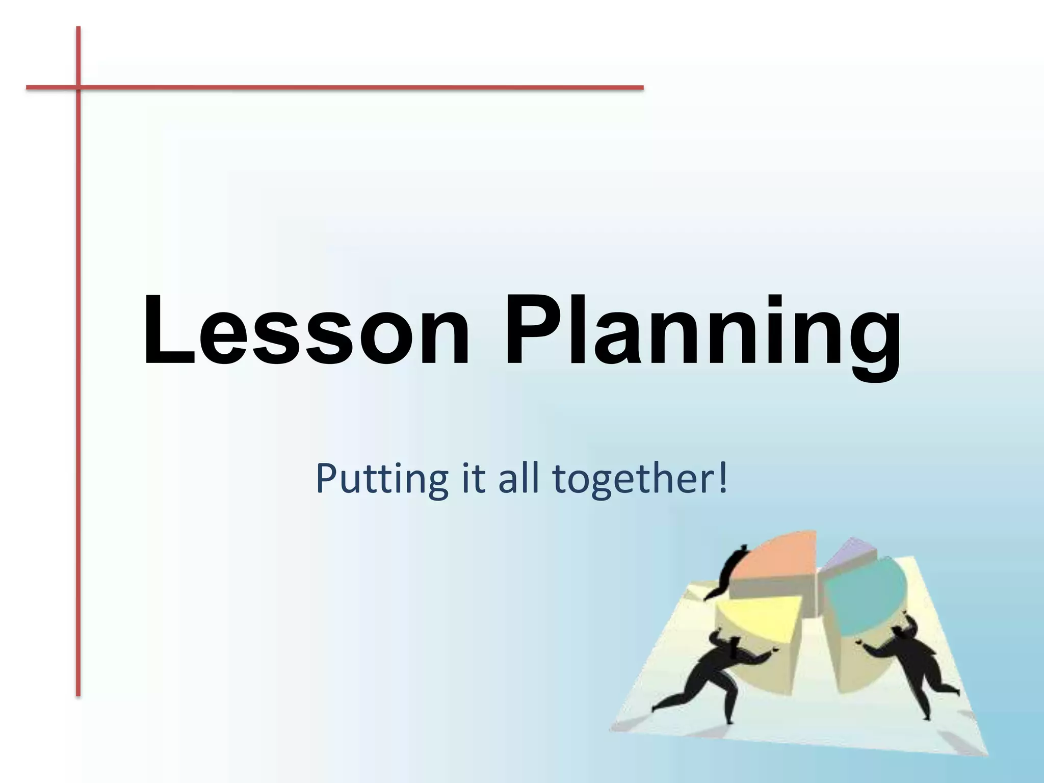 Lesson planning | PPTX