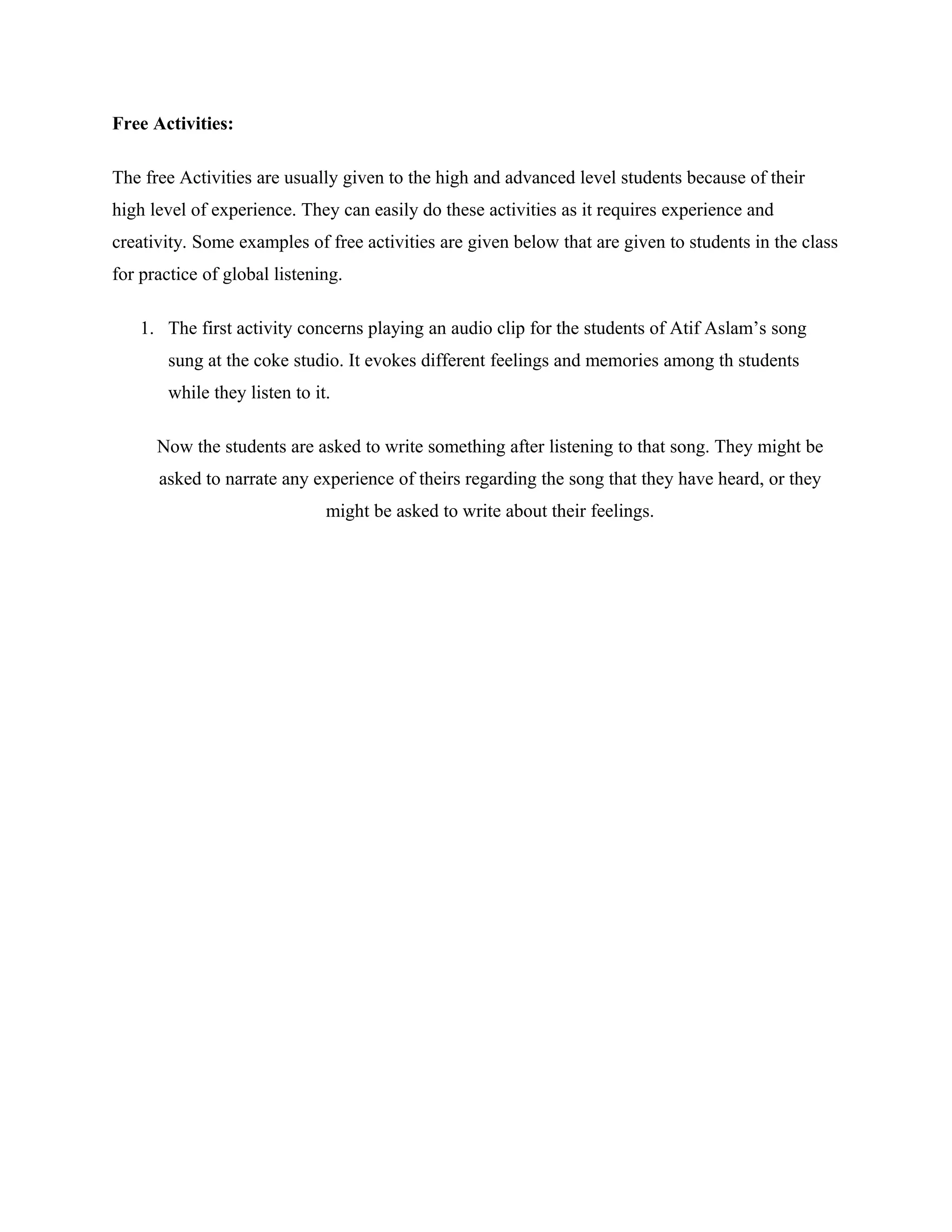 A LESSON PLAN ON LISTENING SKILLS | DOC