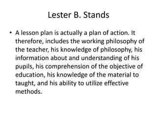 Lesson planning | PPTX