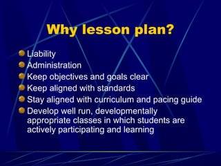 Lesson planning | PPT
