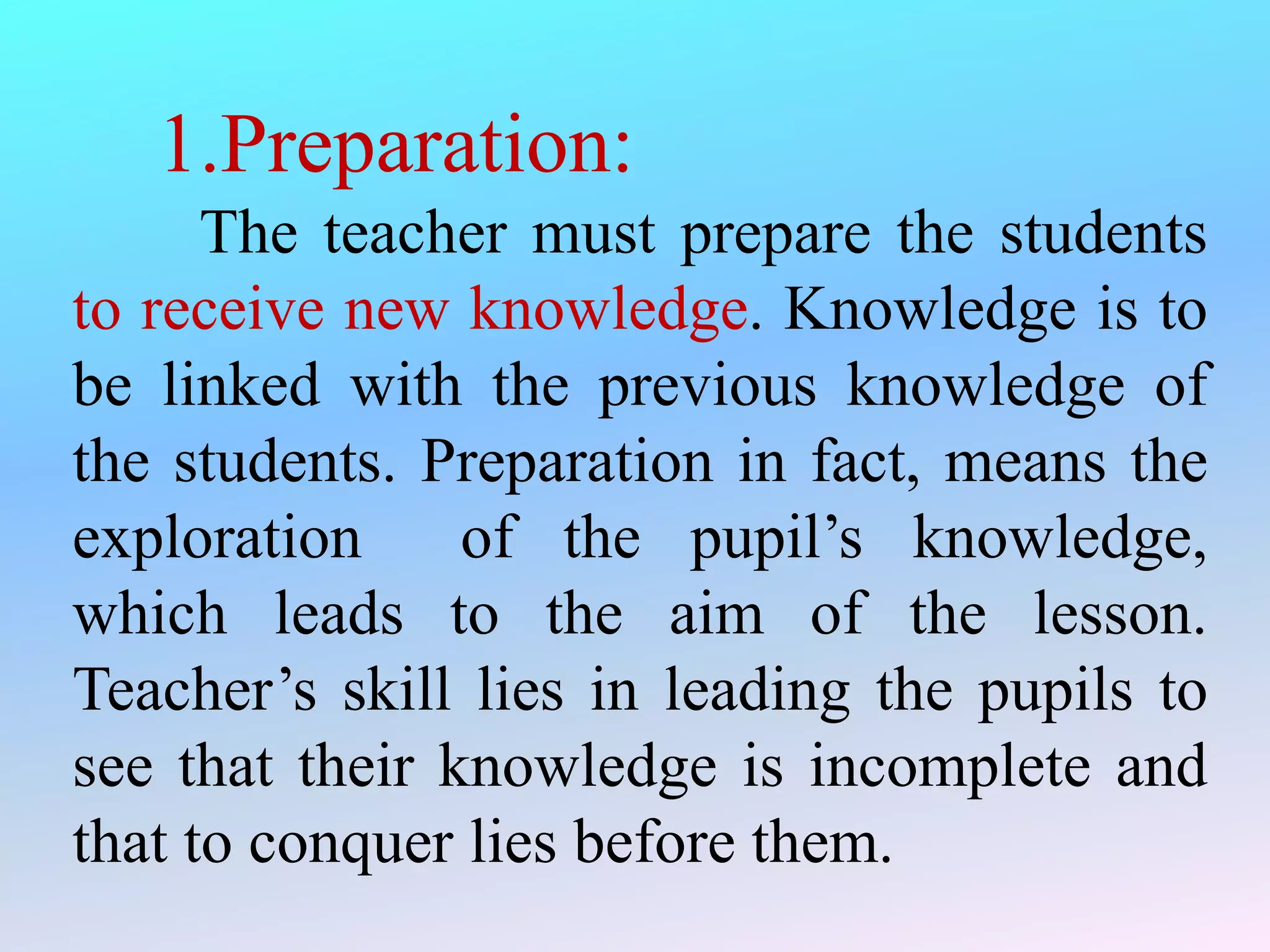 Lesson planning | PPTX