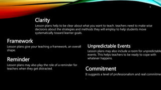 Lesson planning | PPTX