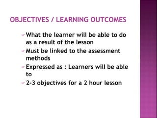 Lesson planning | PPT