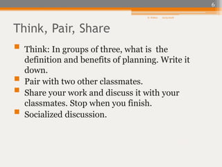 Lesson planning | PPTX