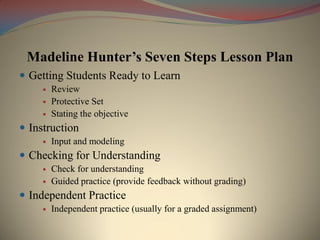 Lesson planning | PDF