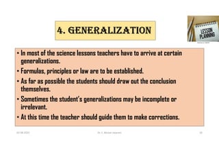 Lesson planning | PDF