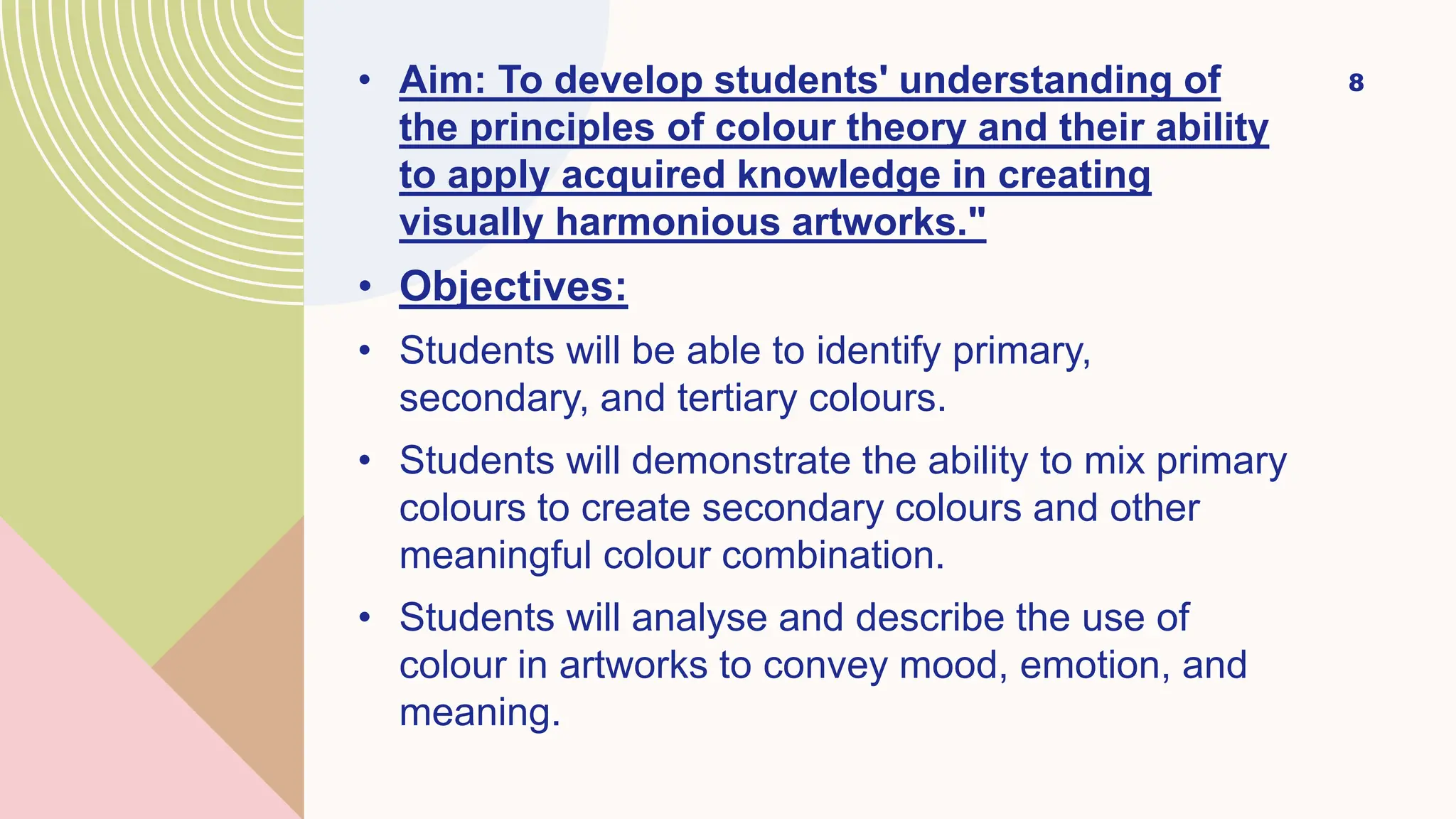 Lesson Planning for teaching art education at Secondary level. | PPTX