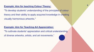Lesson Planning for teaching art education at Secondary level. | PPTX