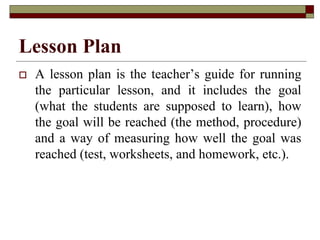 Lesson Planning_Guide in Teaching _By DR. Danival Mushtaq | PPT
