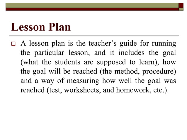 Lesson Planning_Guide in Teaching _By DR. Danival Mushtaq | PPT