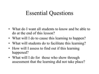 lesson planning The steps and application.ppt