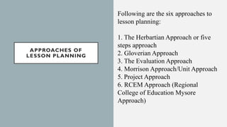 LESSON PLANNING.pptx for education Msc n | PPTX