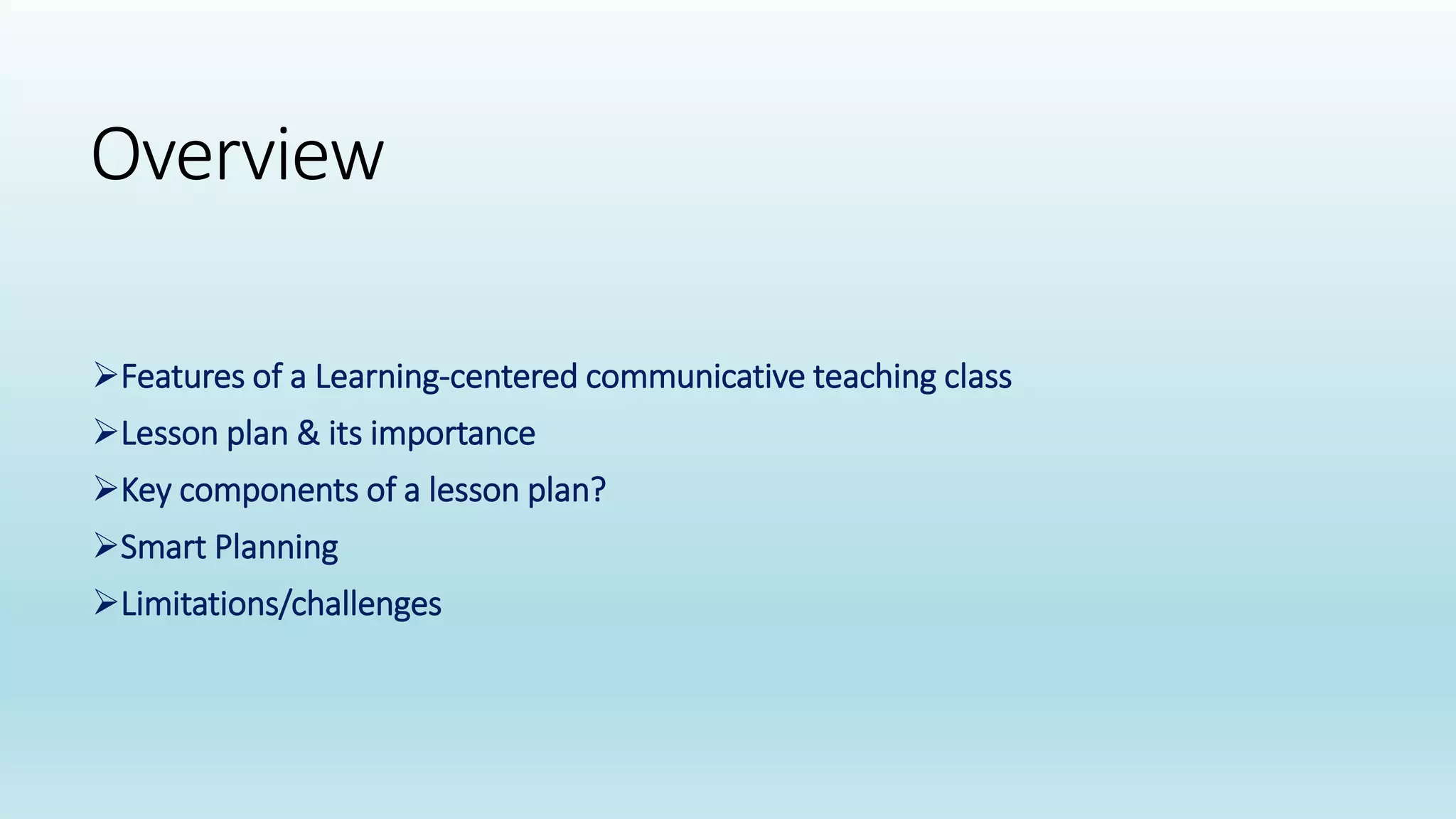 Lesson planning apcce1 | PPT