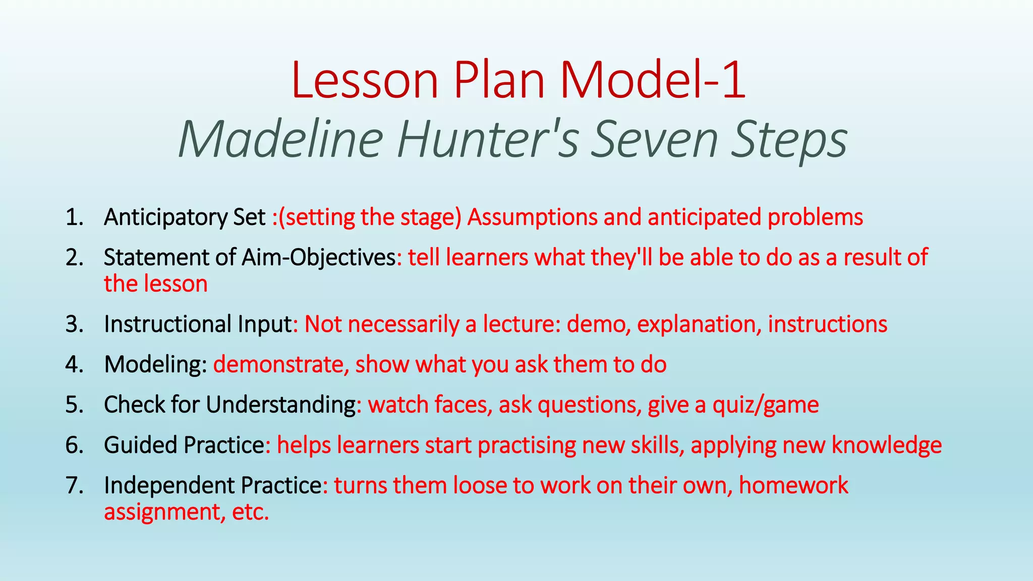 Lesson planning apcce1 | PPT
