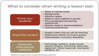 Lesson planning apcce1 | PPT