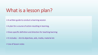 Lesson planning apcce1 | PPT
