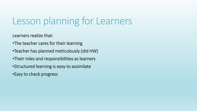 Lesson planning apcce1 | PPT