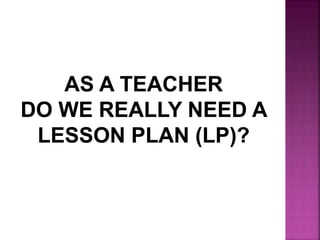 Lesson planning copy | PPTX