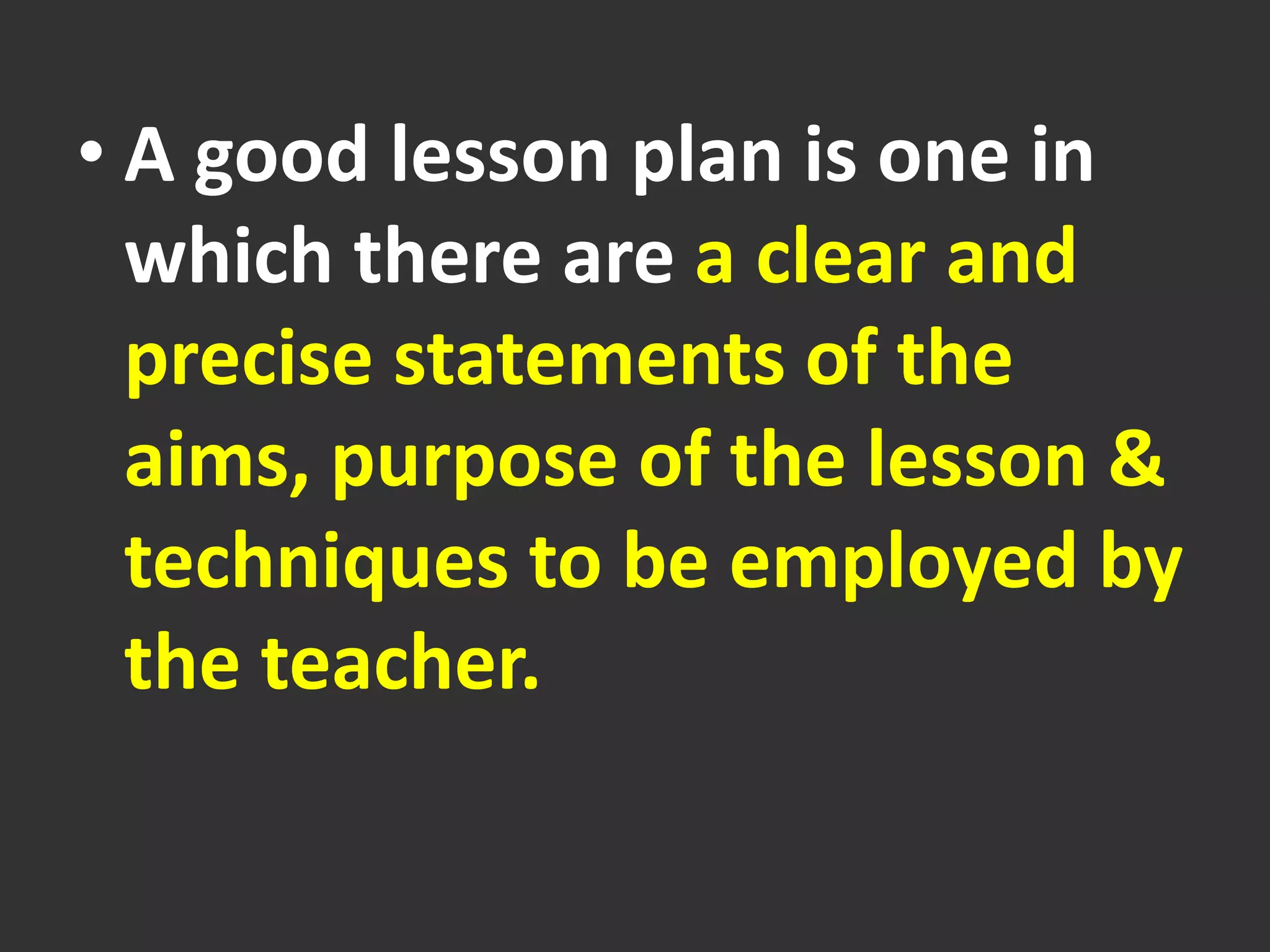 INTRODUCTION TO LESSON PLANNING | PPTX