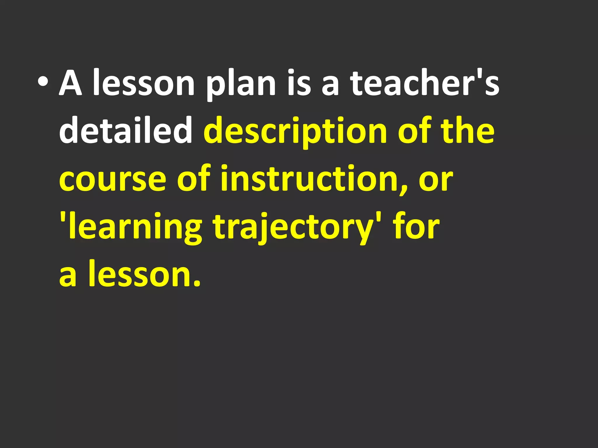 INTRODUCTION TO LESSON PLANNING | PPTX