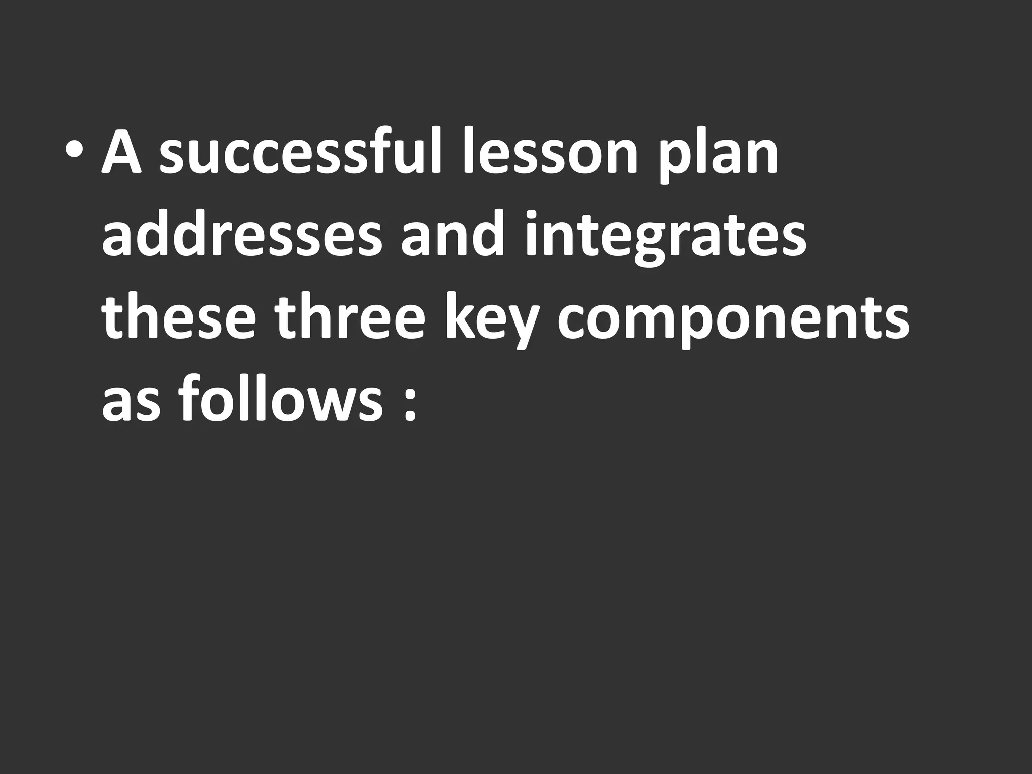 INTRODUCTION TO LESSON PLANNING | PPTX