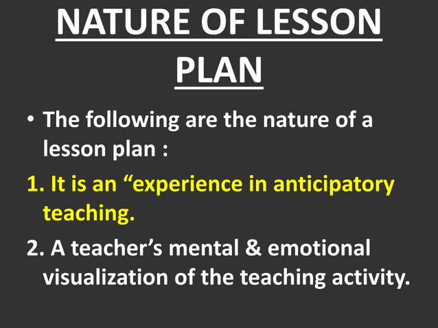 INTRODUCTION TO LESSON PLANNING | PPTX | Educational Assessment | Education