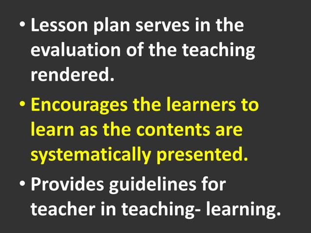 INTRODUCTION TO LESSON PLANNING | PPTX | Educational Assessment | Education