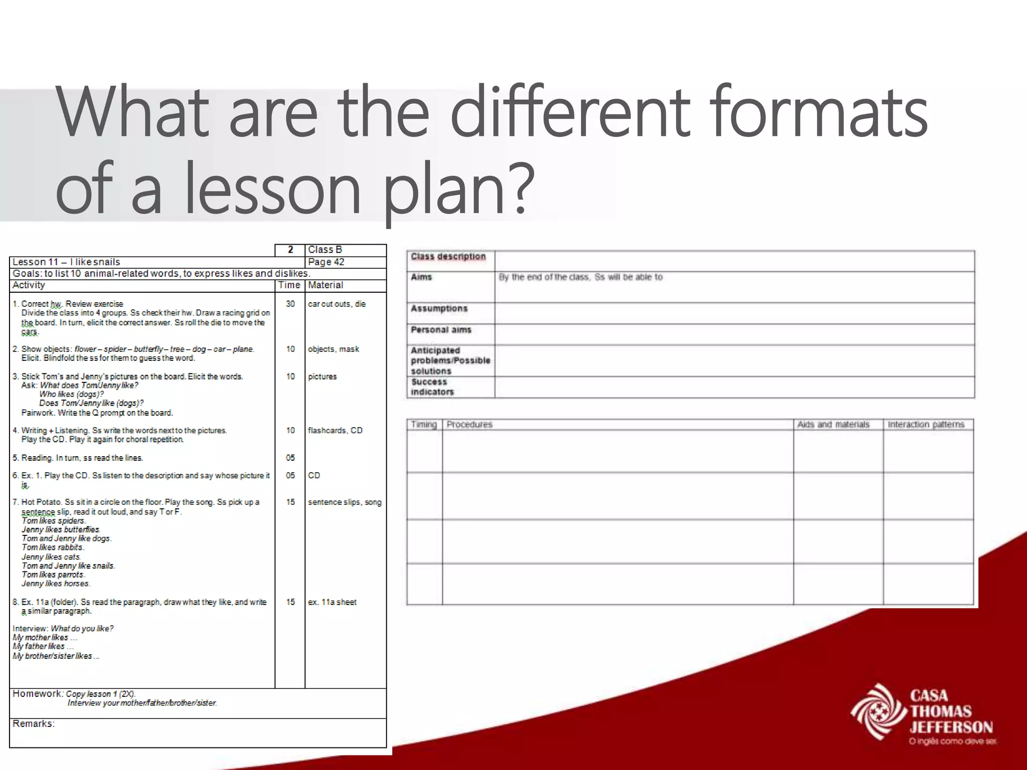 Lesson planning synchronous meeting 2 | PPT | Free Download