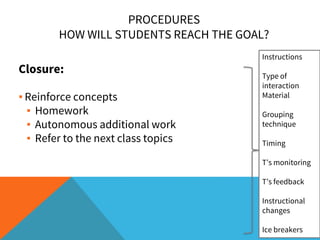Lesson planning 2018 2 | PPTX | Educational Assessment | Education