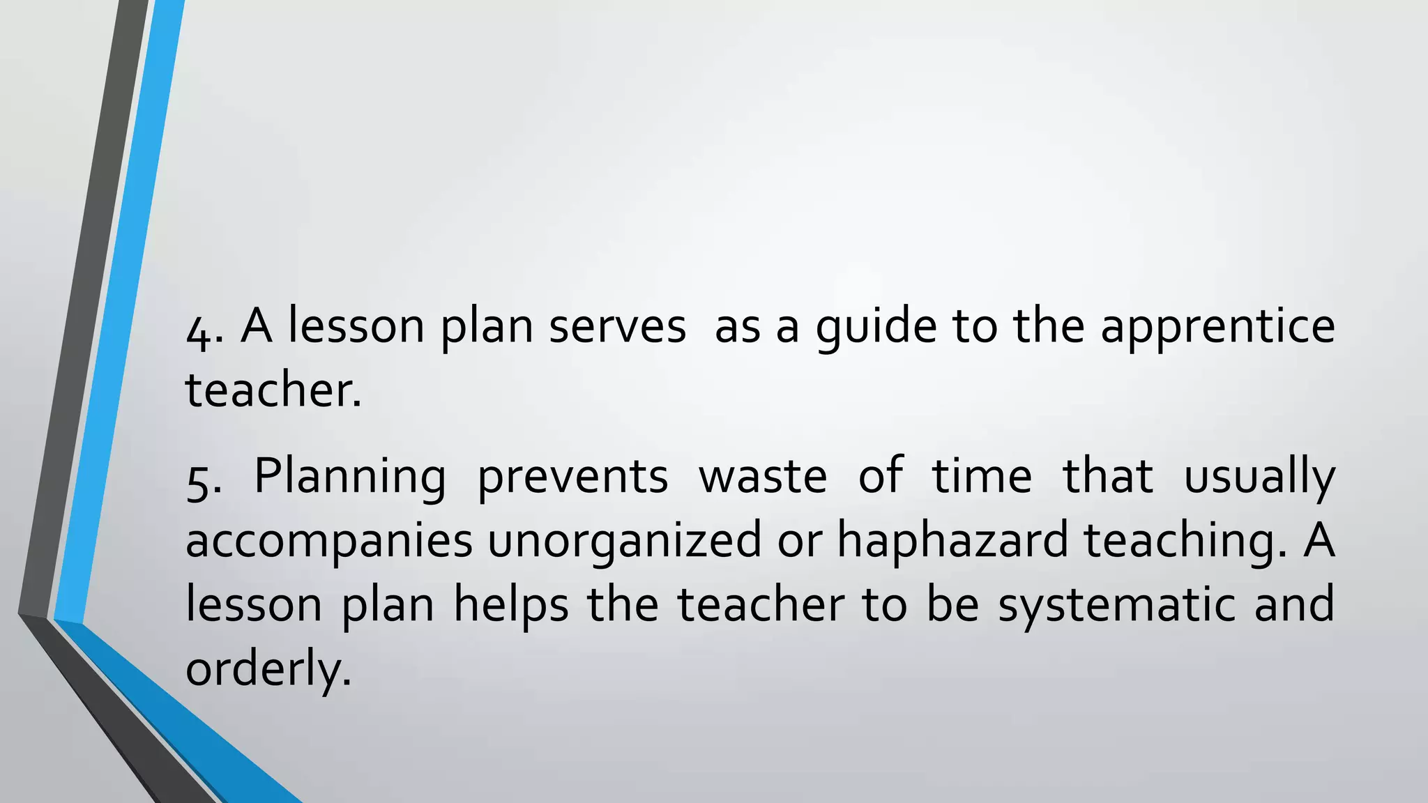 Lesson planning and demo teaching | PPTX