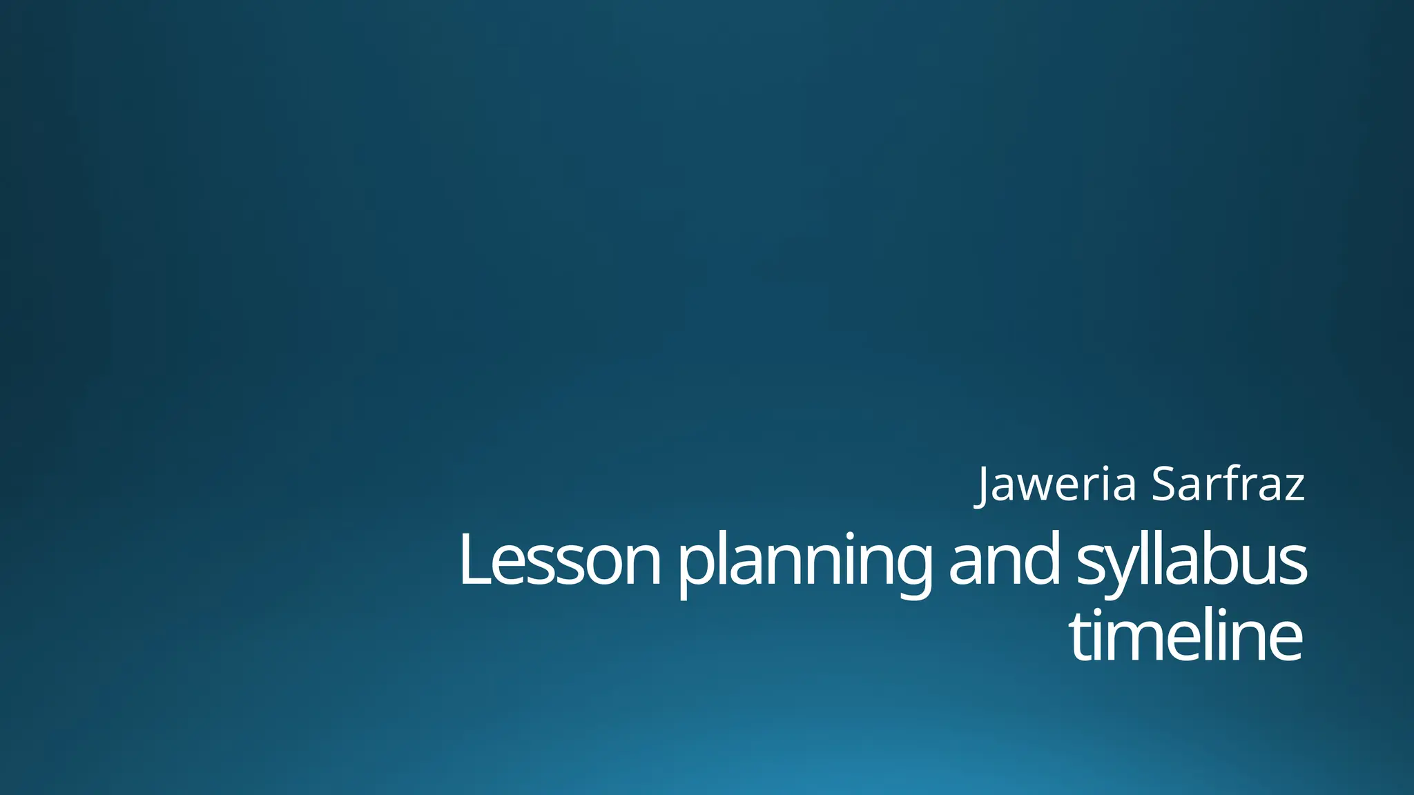 Lesson planning and syllabus timeline.pptx