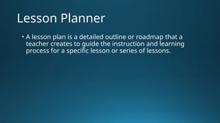 Lesson planning and syllabus timeline.pptx