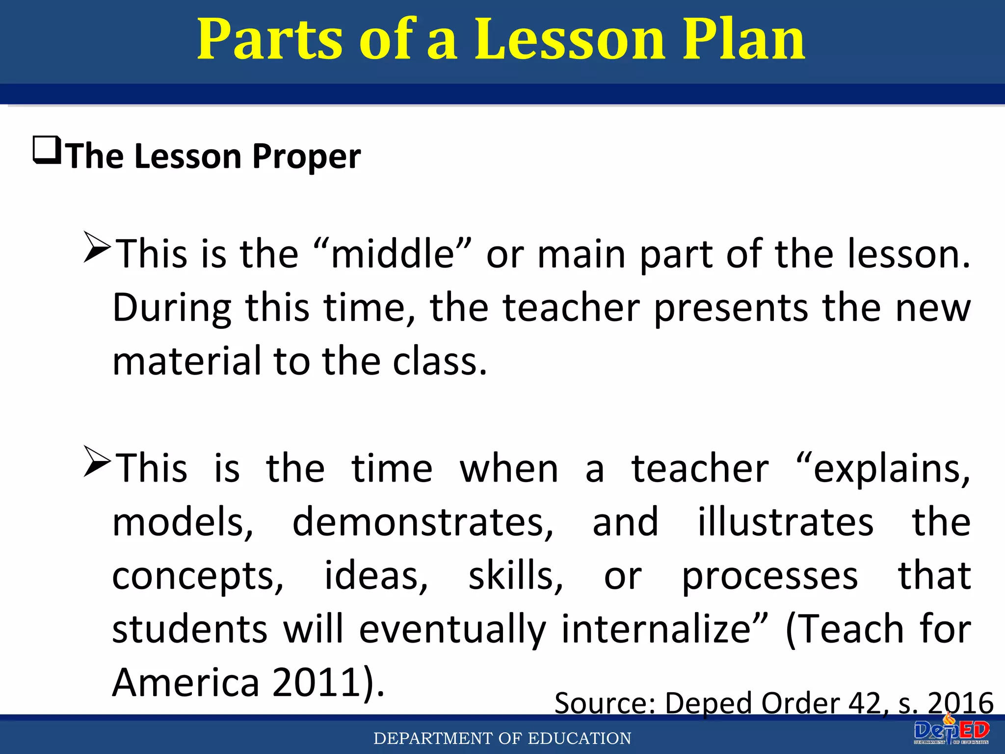 Lesson Planning for DepEd Teachers | PPT