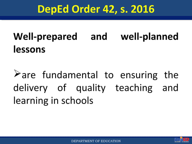 Lesson Planning for DepEd Teachers | PPT | Educational Assessment ...
