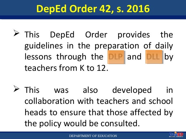 Lesson Planning for DepEd Teachers