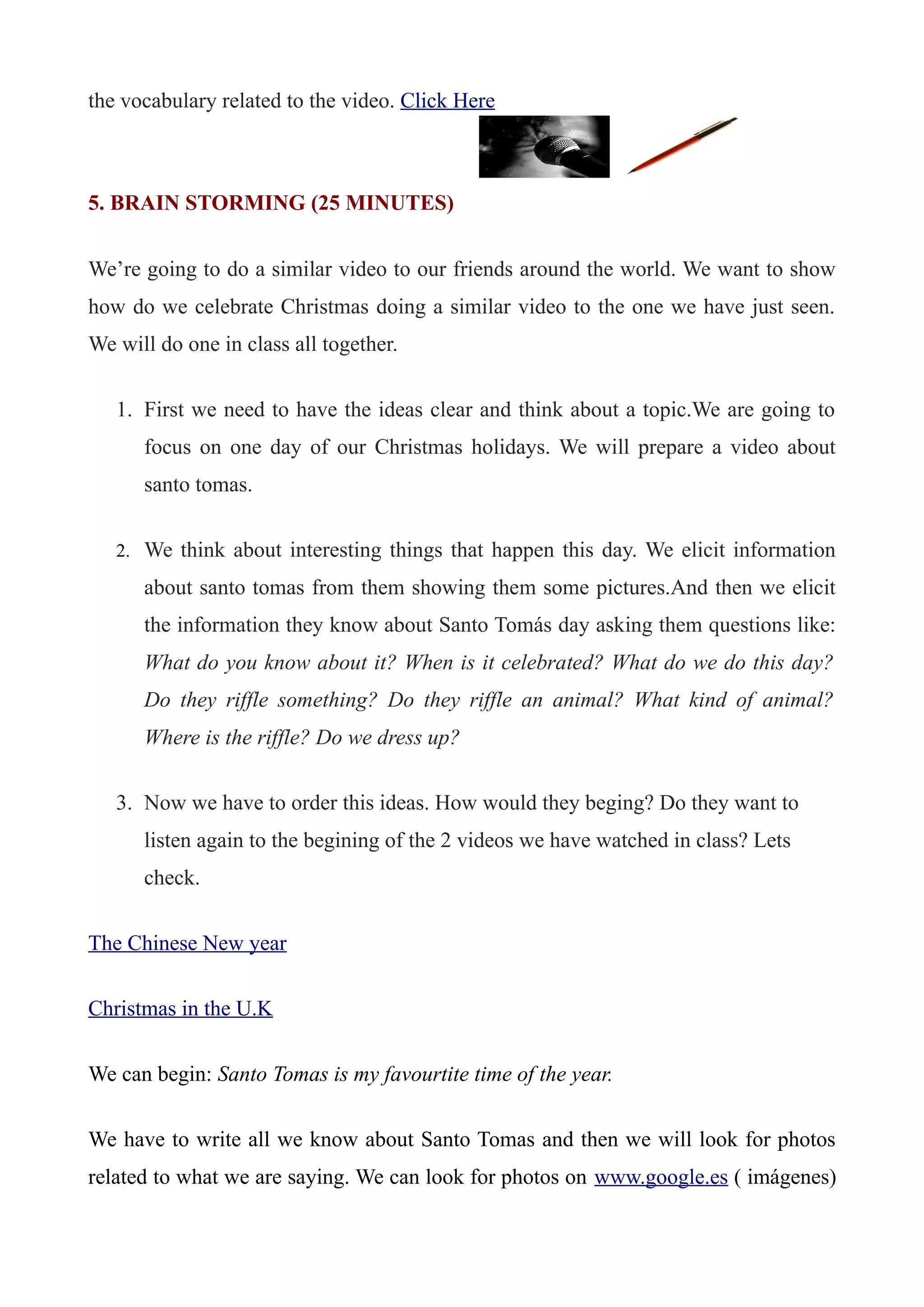 Lesson planning christmas | PDF | National & Civic Holidays | Holidays