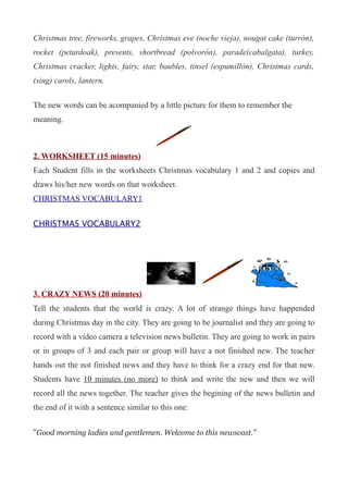 Lesson planning christmas | PDF