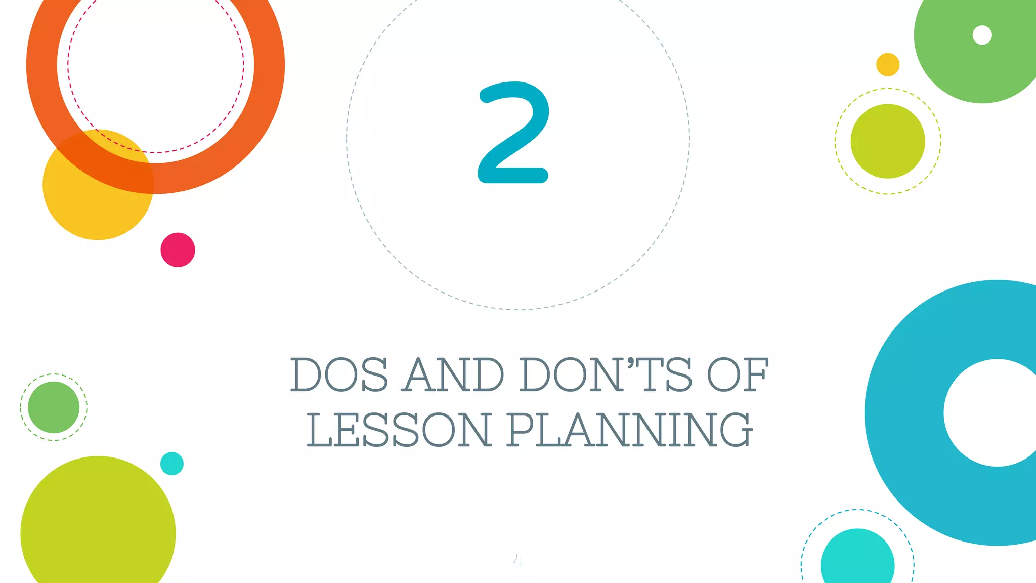 Lesson planning Dos and Donts | PDF