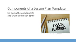lesson planning early childhood education | PPTX